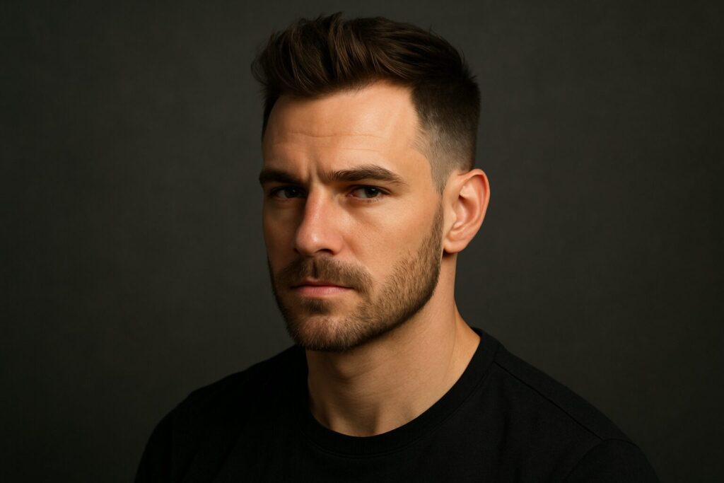 Geheimratsecken: Frisuren für Männer mit hoher Stirn